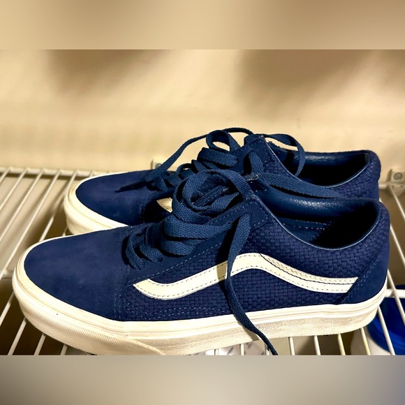 Vans | Shoes | Royal Blue And White Vans | Poshmark